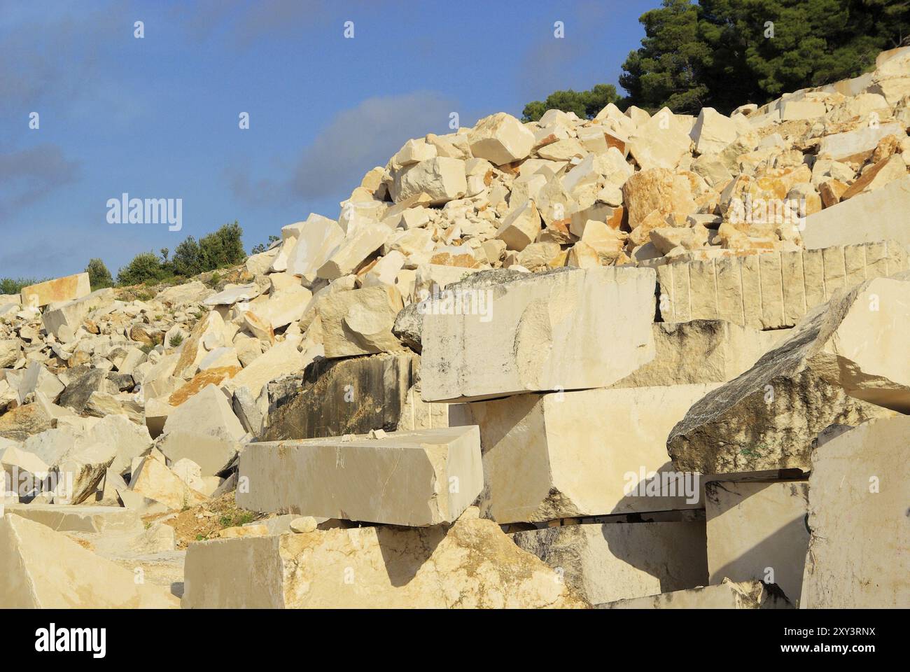 Marble stone quarry, marble stone pit Stock Photo - Alamy