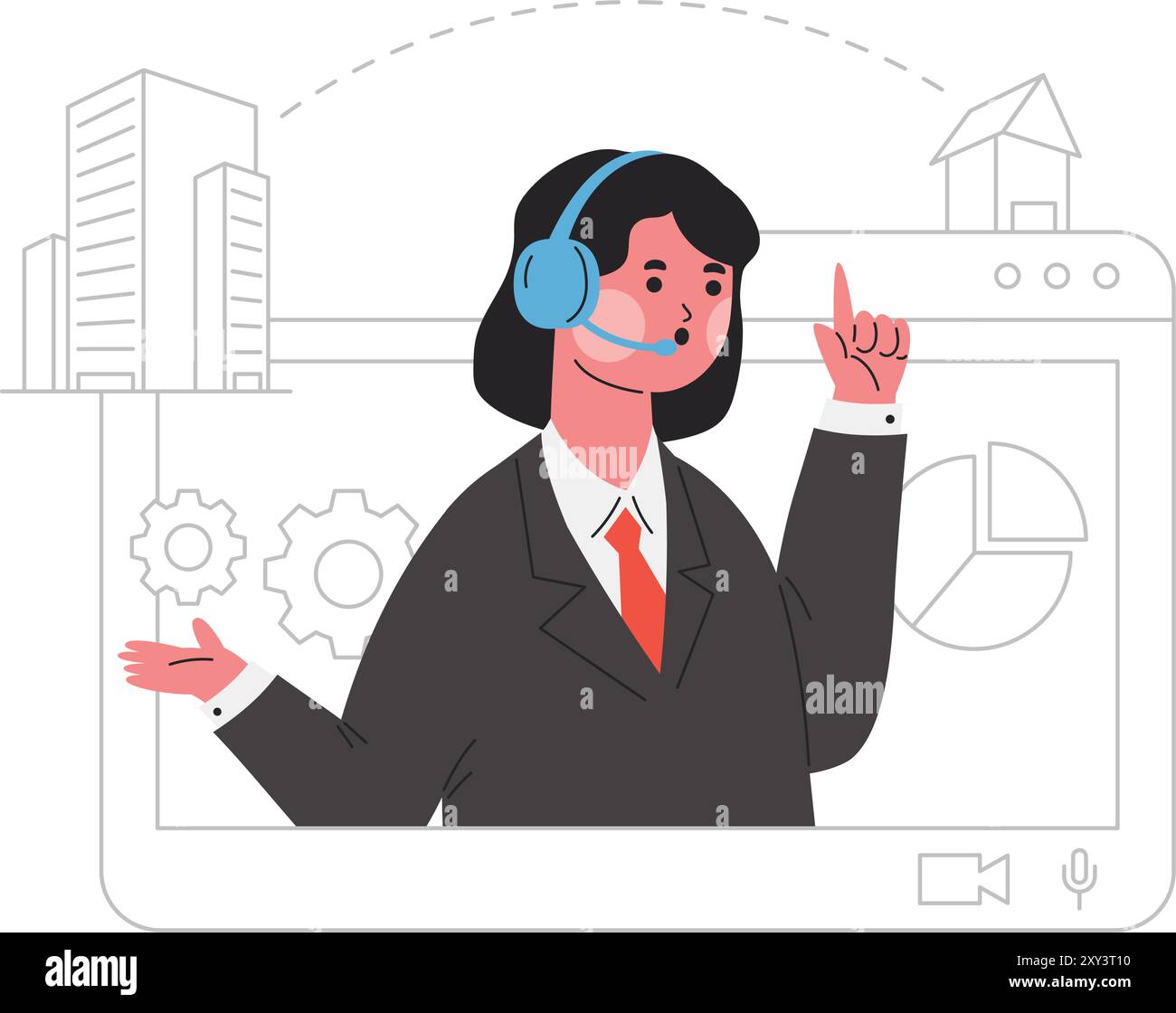 Hybrid workspace Stock Vector Images - Alamy