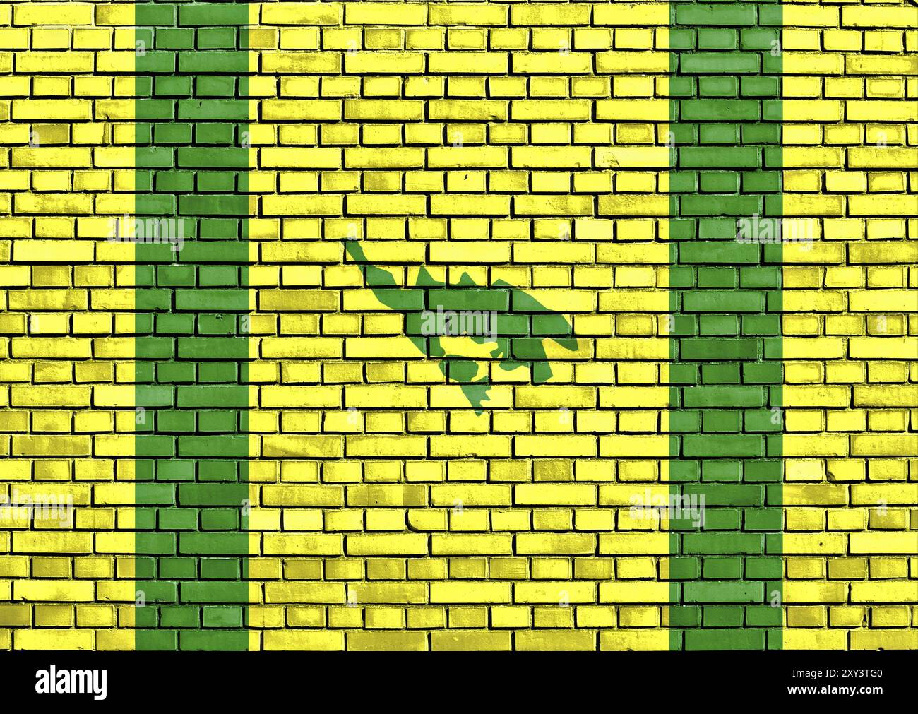 Flag of Culebra painted on brick wall Stock Photo - Alamy