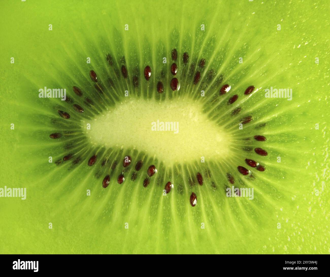 Kiwi fruit inside seeds close hi-res stock photography and images - Alamy