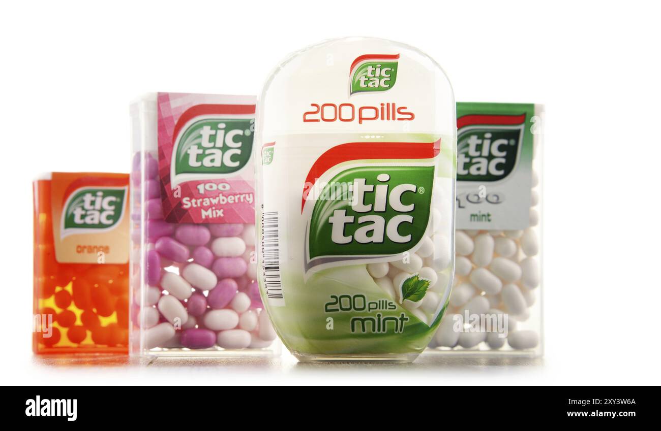 Tic Tac is a brand of hard mints, manufactured by the Italian ...