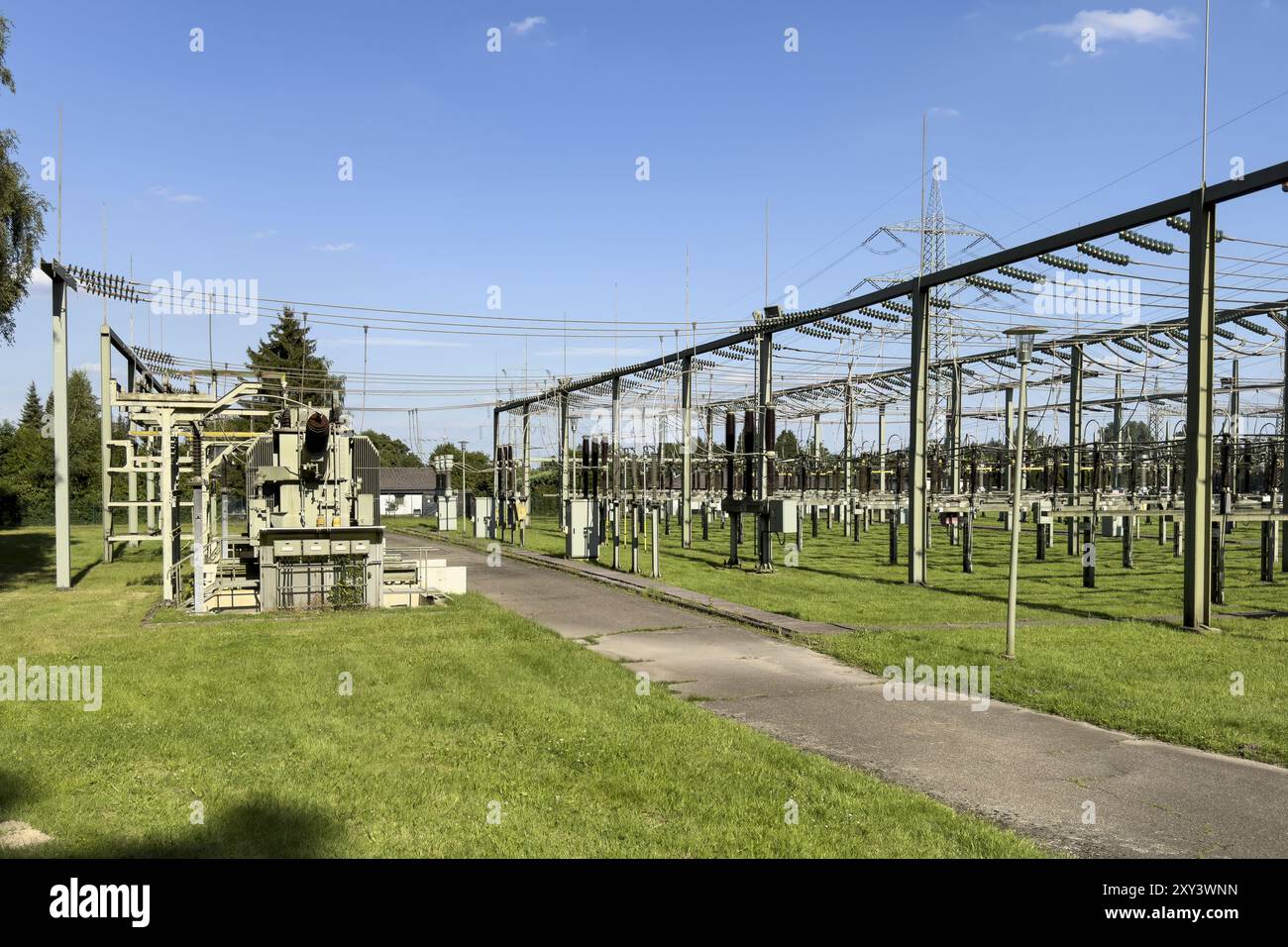 Electrical control panel in substation hi-res stock photography and ...