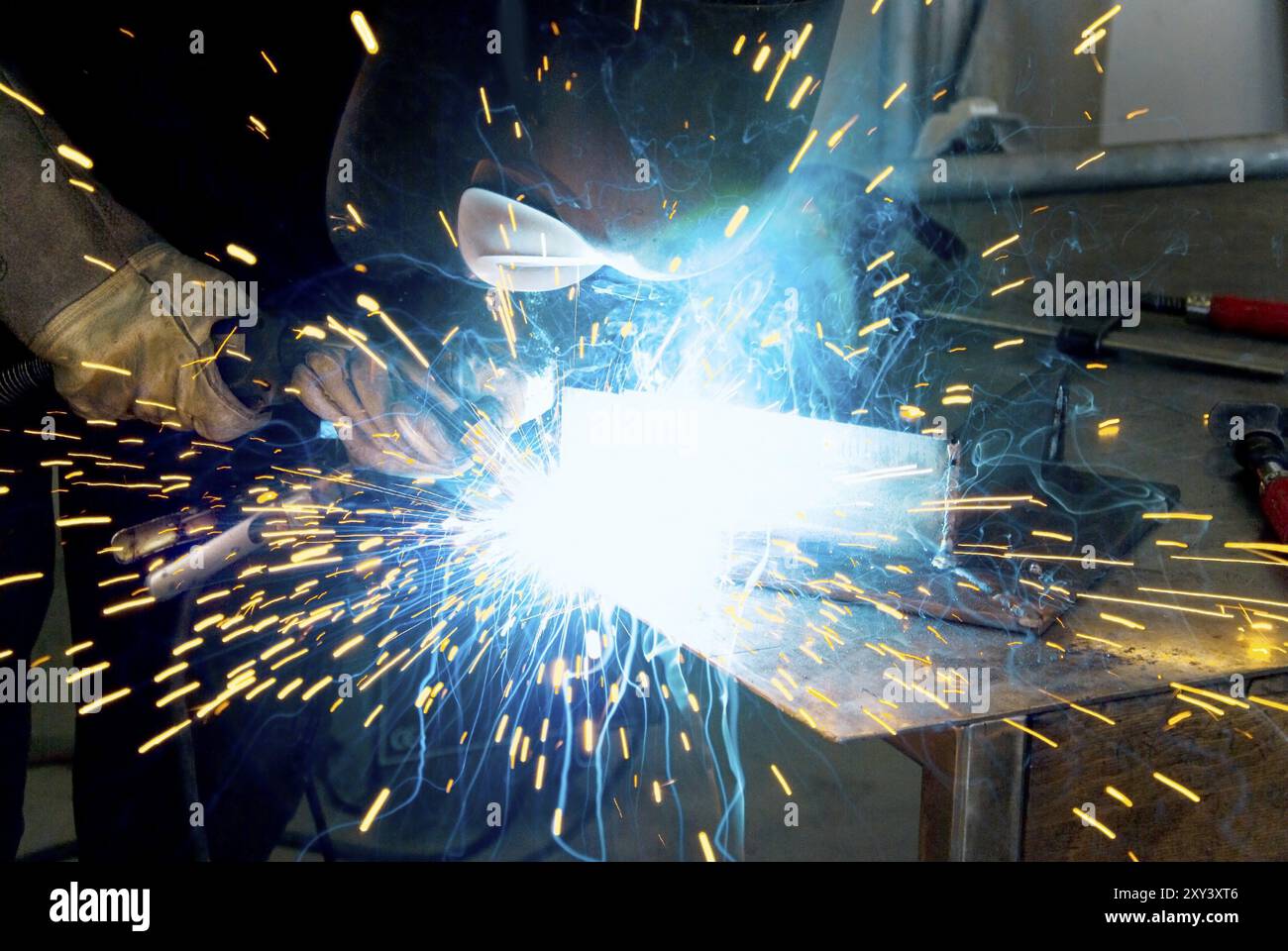 Metalworker workpiece hi-res stock photography and images - Alamy