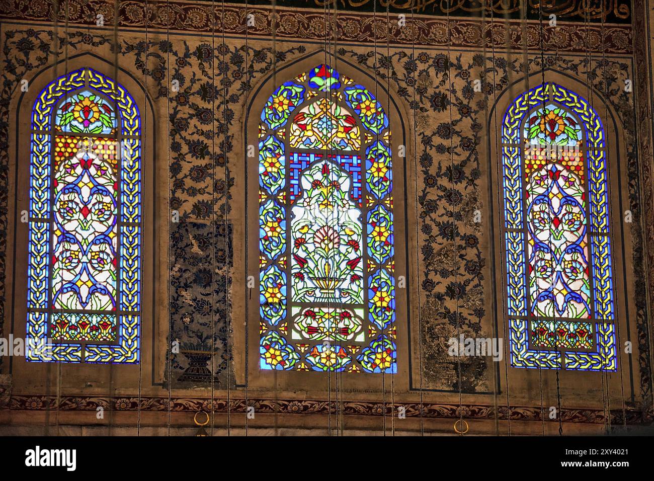 Stained glass window sultan ahmed hi-res stock photography and images ...