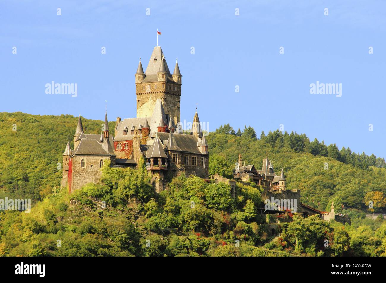 Cochem Imperial Castle, Cochem Castle 09 Stock Photo - Alamy