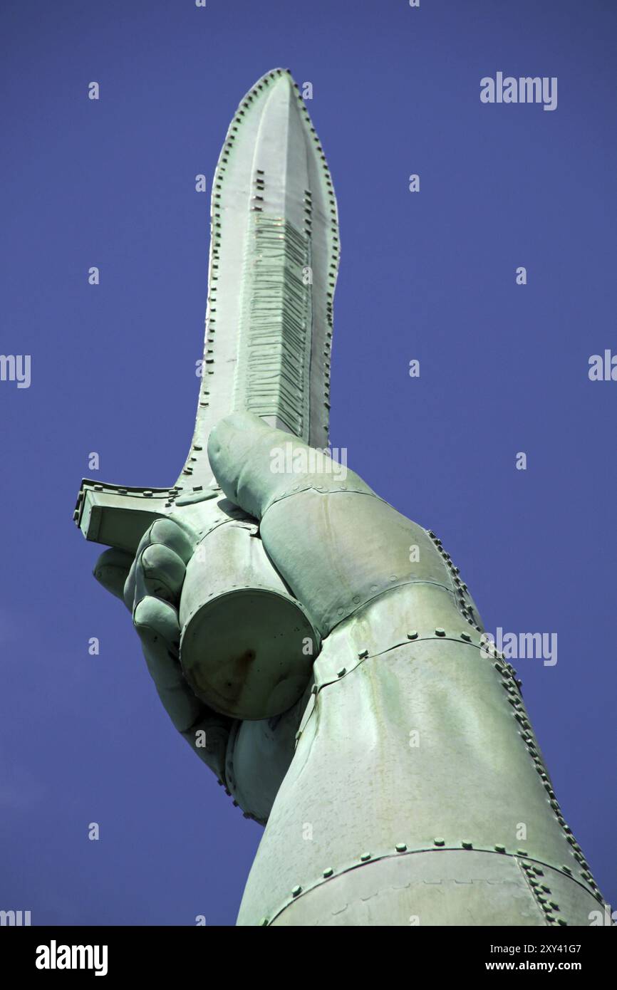 Closeup of the statue of hermann arminius hi-res stock photography and ...
