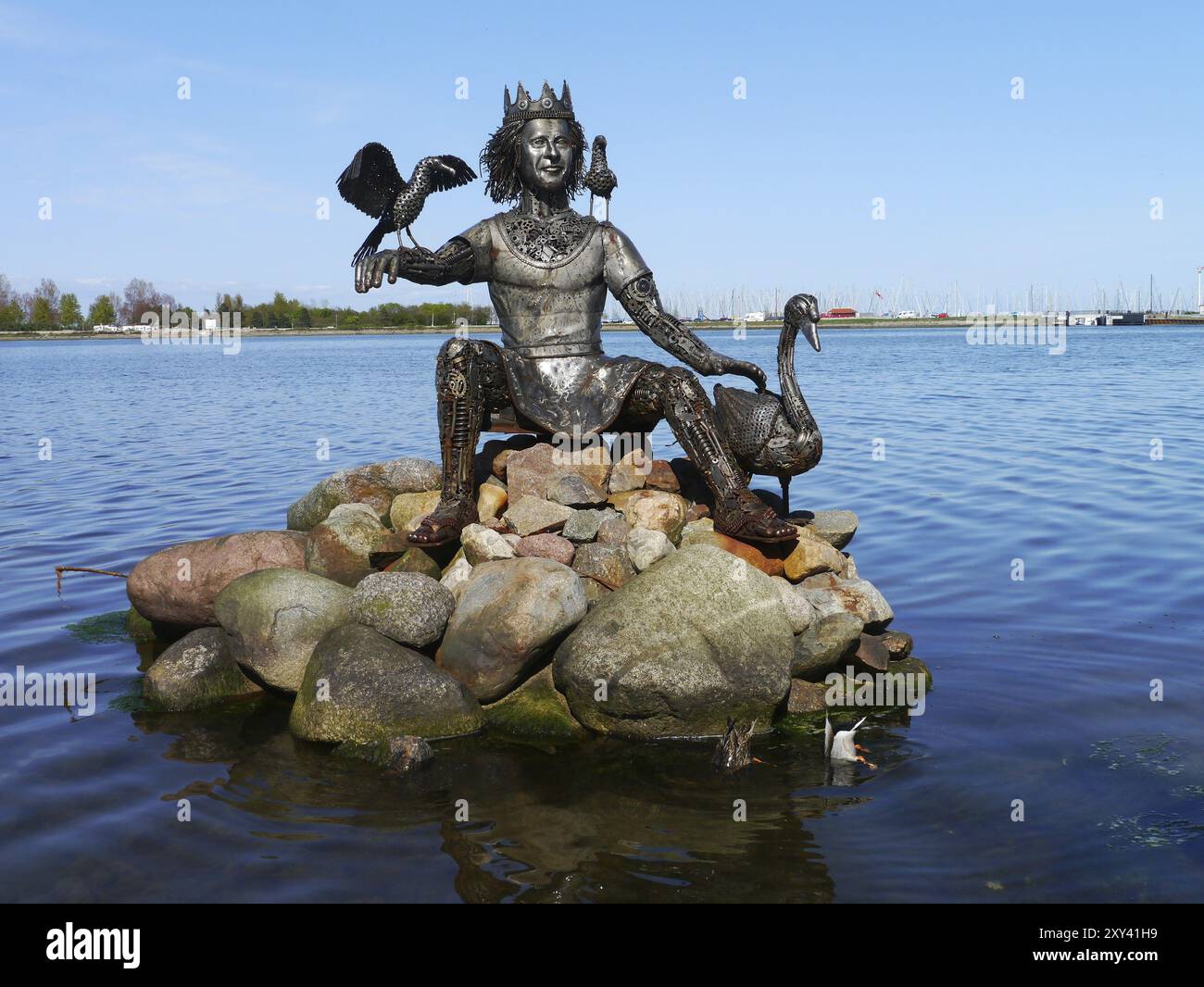 Human sea creature sculpture hi-res stock photography and images - Alamy