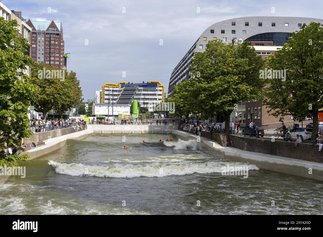 Surfing facility in the city centre of Rotterdam, Rif010, supposedly ...
