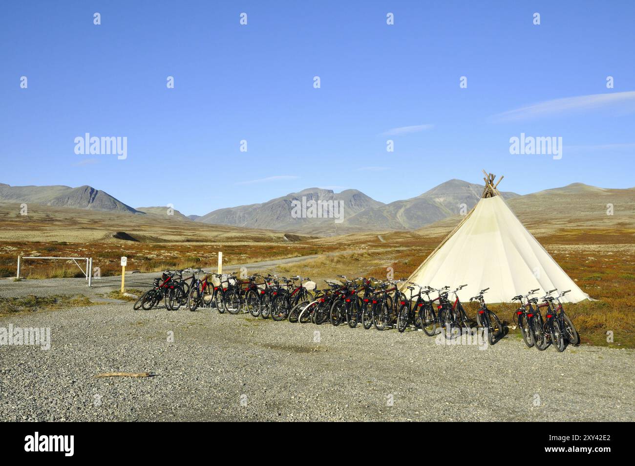 Rondane high plateau, in Norway. Rondane national park in Norway Stock ...