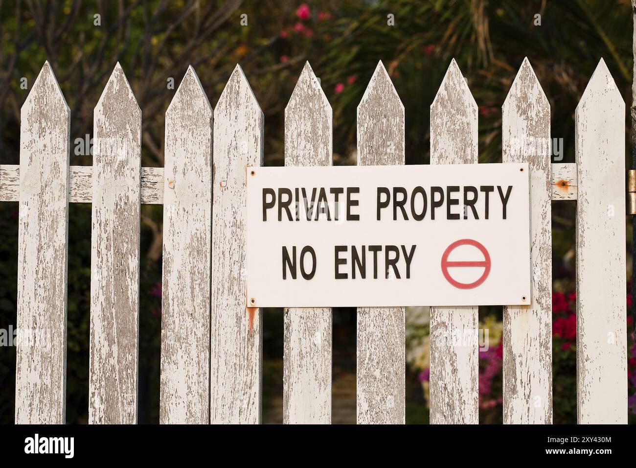 Private Property No Entry Sign Stock Photo - Alamy