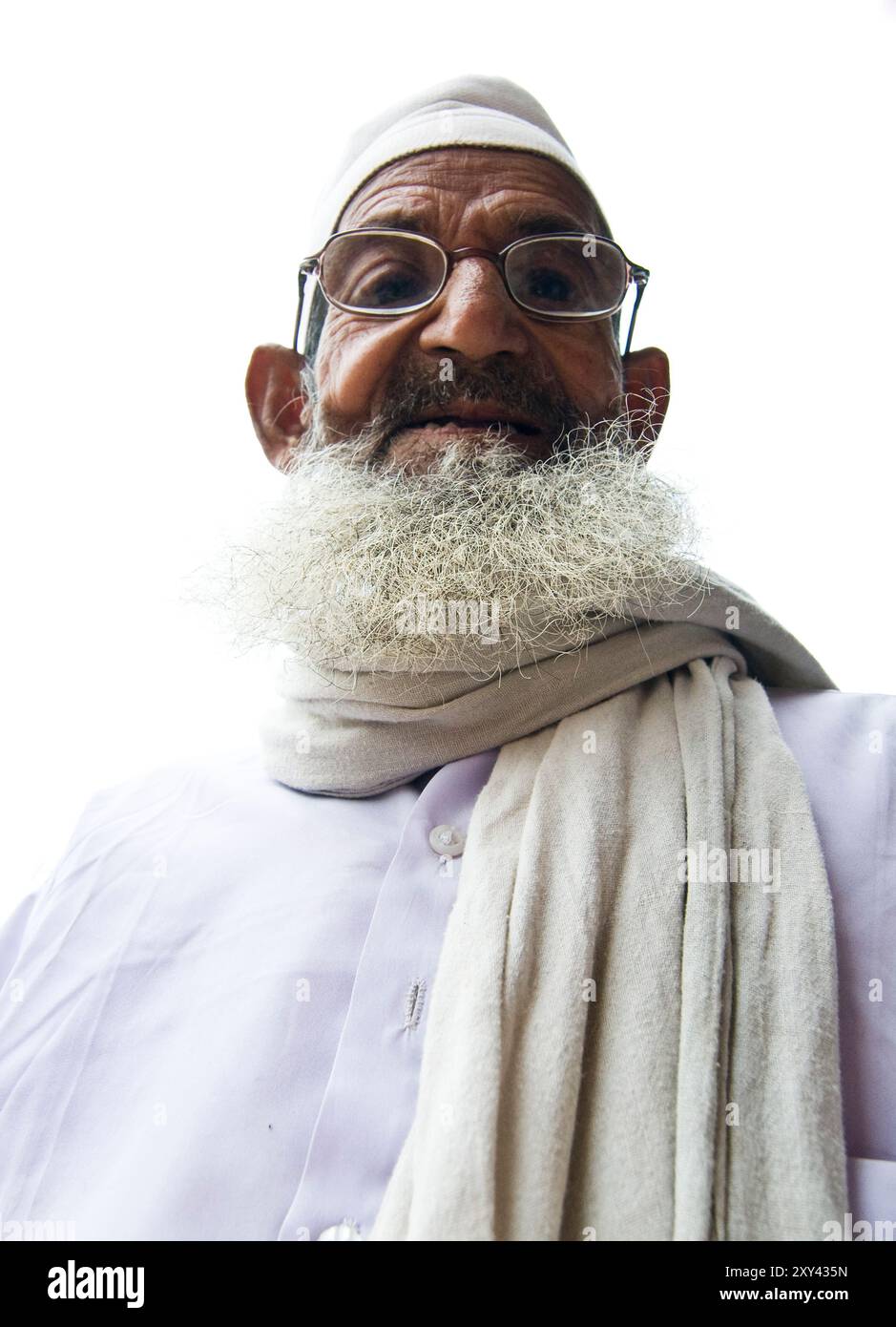 Portrait of an Indian Muslim man taken in Agra, India Stock Photo - Alamy