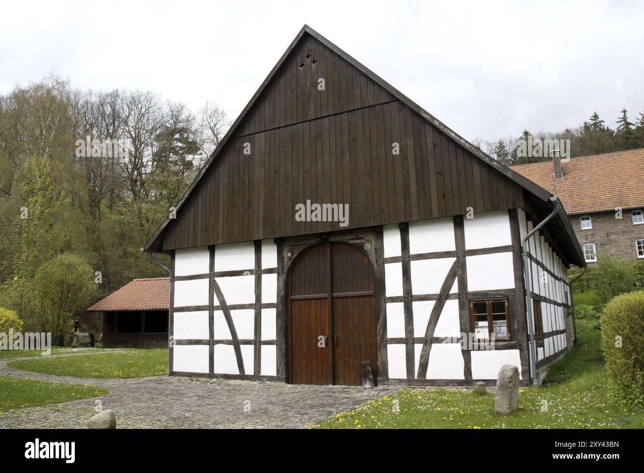 Forest and woodland museum in Heidelbeck Stock Photo - Alamy