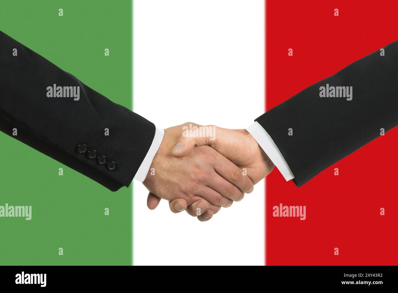 Italian handshake hi-res stock photography and images - Alamy