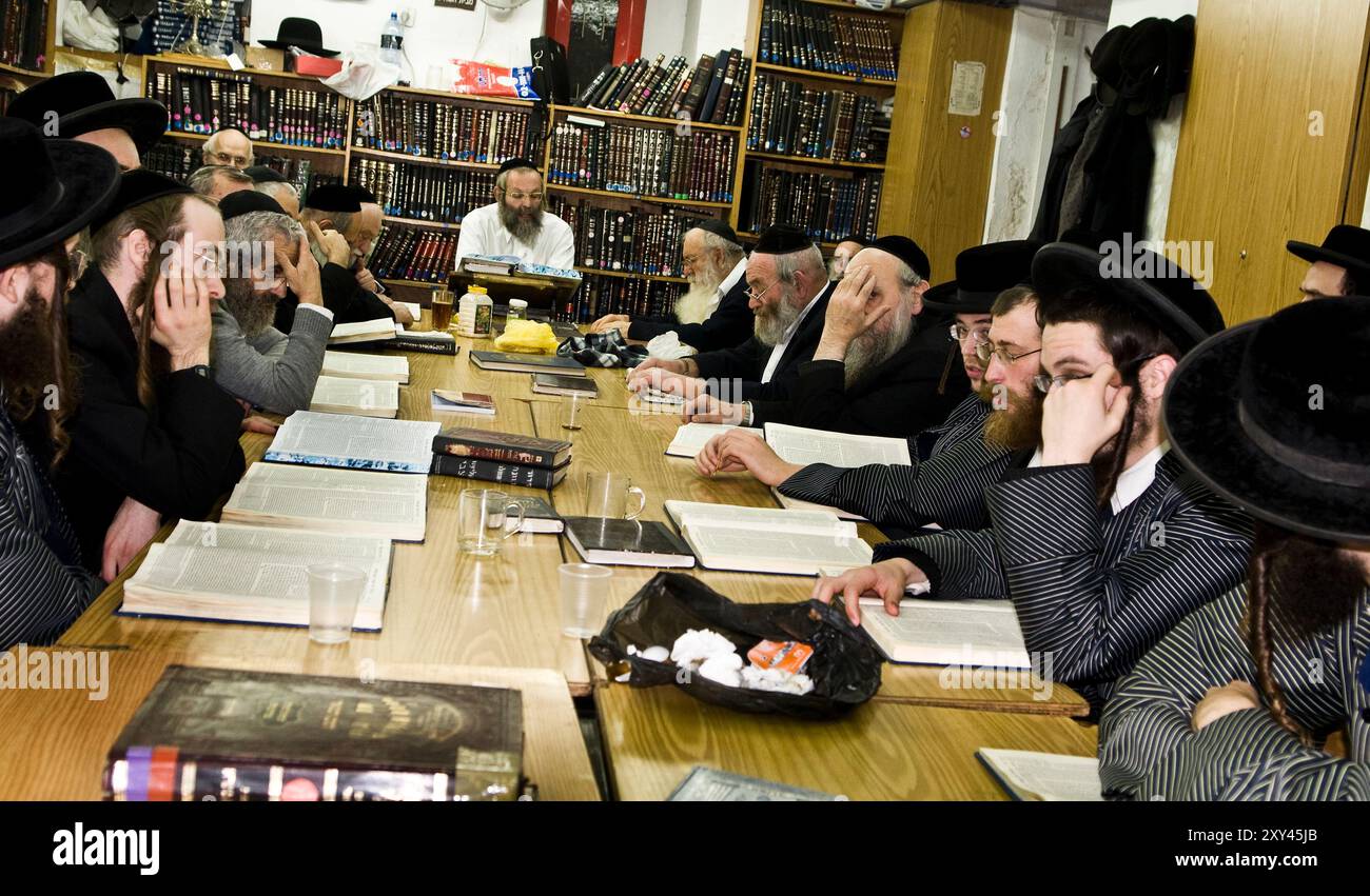 An Orthodox Yeshiva in Mea-Shearim neighborhood in Jerusalem, Israel ...