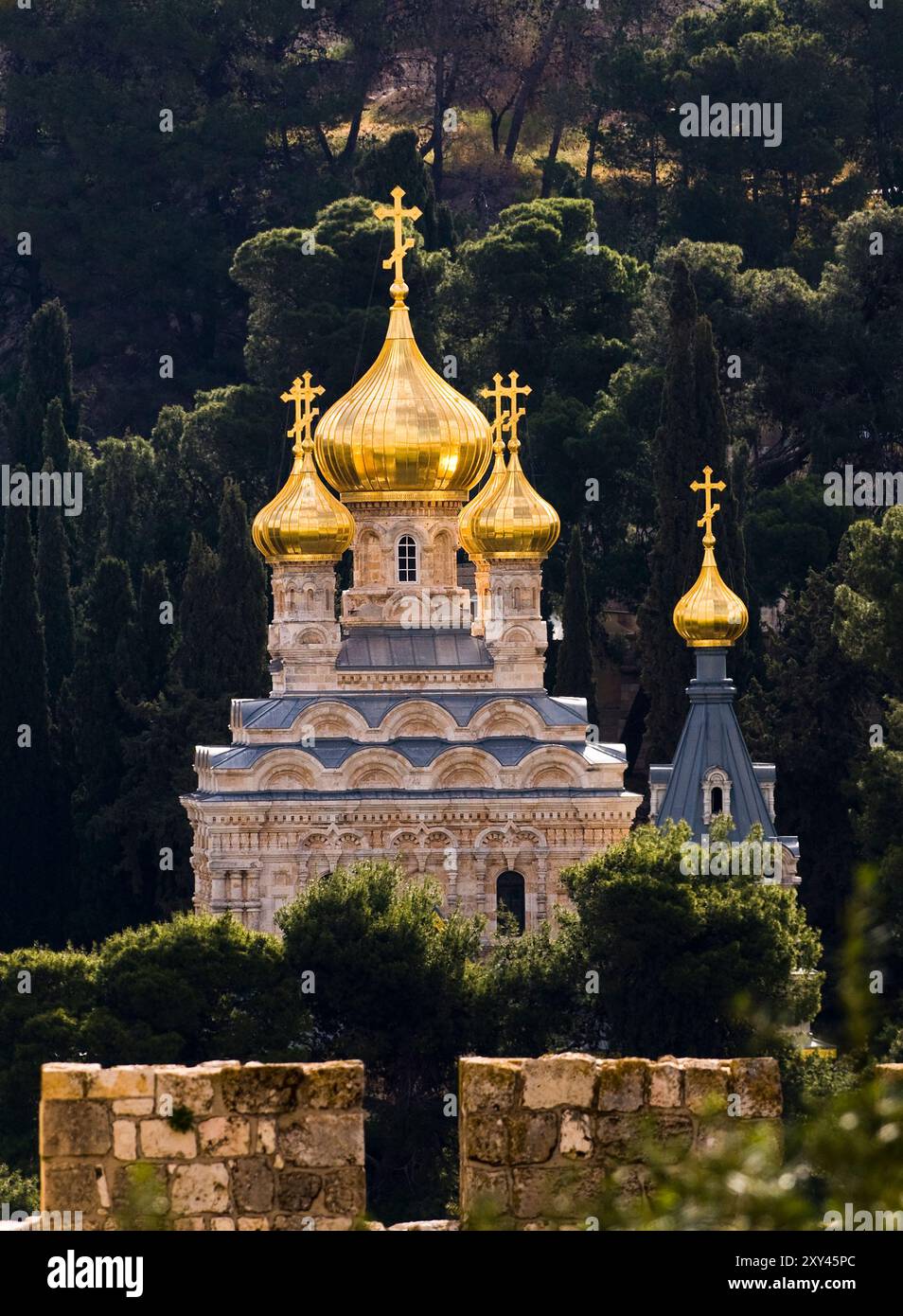 The beautiful , Onion dome shaped , Russian Orthodox church of Maria ...