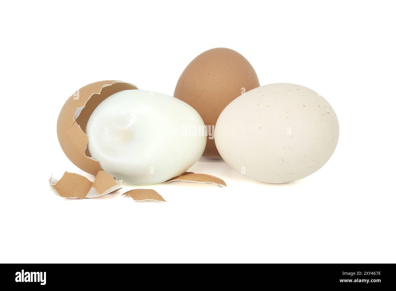 Egg peeling process hi-res stock photography and images - Alamy