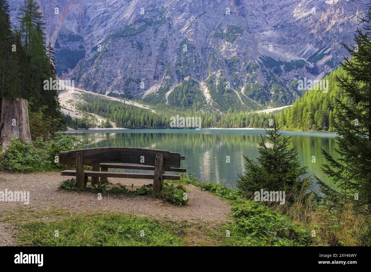 Lake Lake Prags, Lake Lake Prags 01 Stock Photo - Alamy