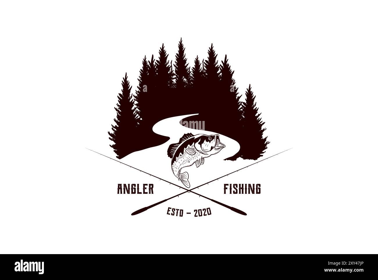 Bass creek Stock Vector Images - Alamy