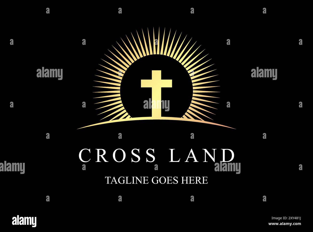 God rays chapel Stock Vector Images - Alamy