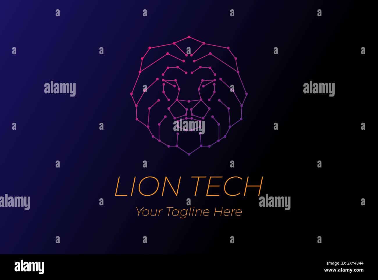 Futuristic Lion Head Tech Electric Circuit board Logo Design Vector Stock Vector Image & Art - Alamy
