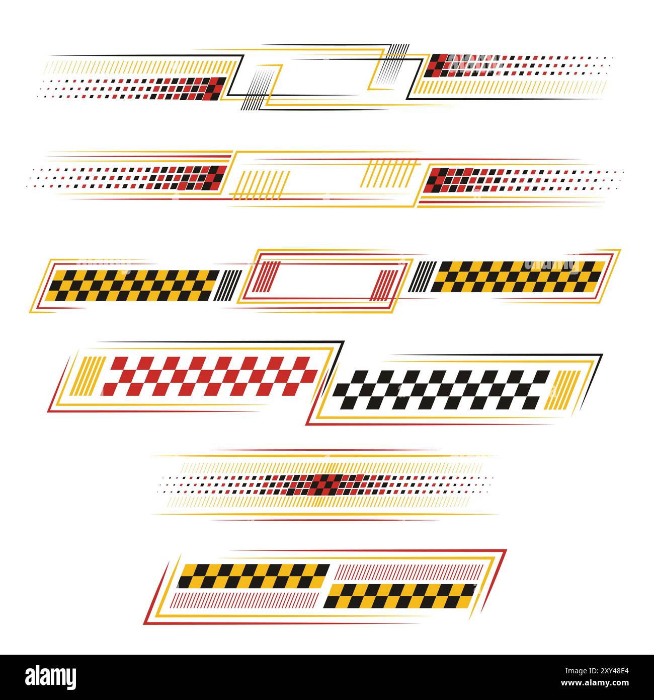 Racing sport best colorful decals Stock Vector Image & Art - Alamy