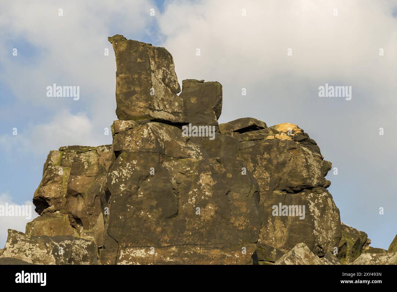 The Wainstones near Clay Bank and Stokesley in the North York Moors ...