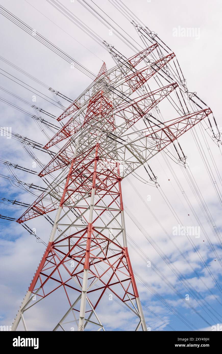 Pylons near Darmstadt (germany Stock Photo - Alamy