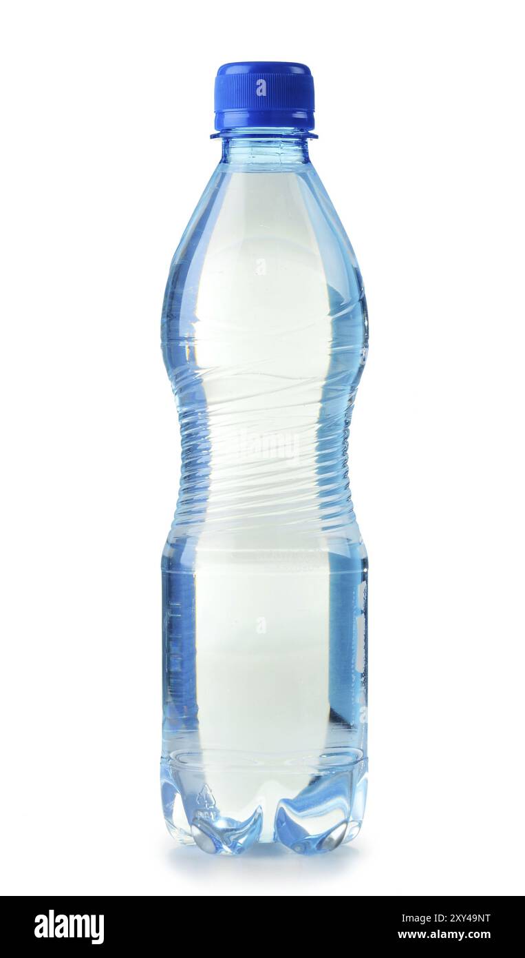 Polycarbonate plastic bottle of mineral water isolated on white background Stock Photo - Alamy