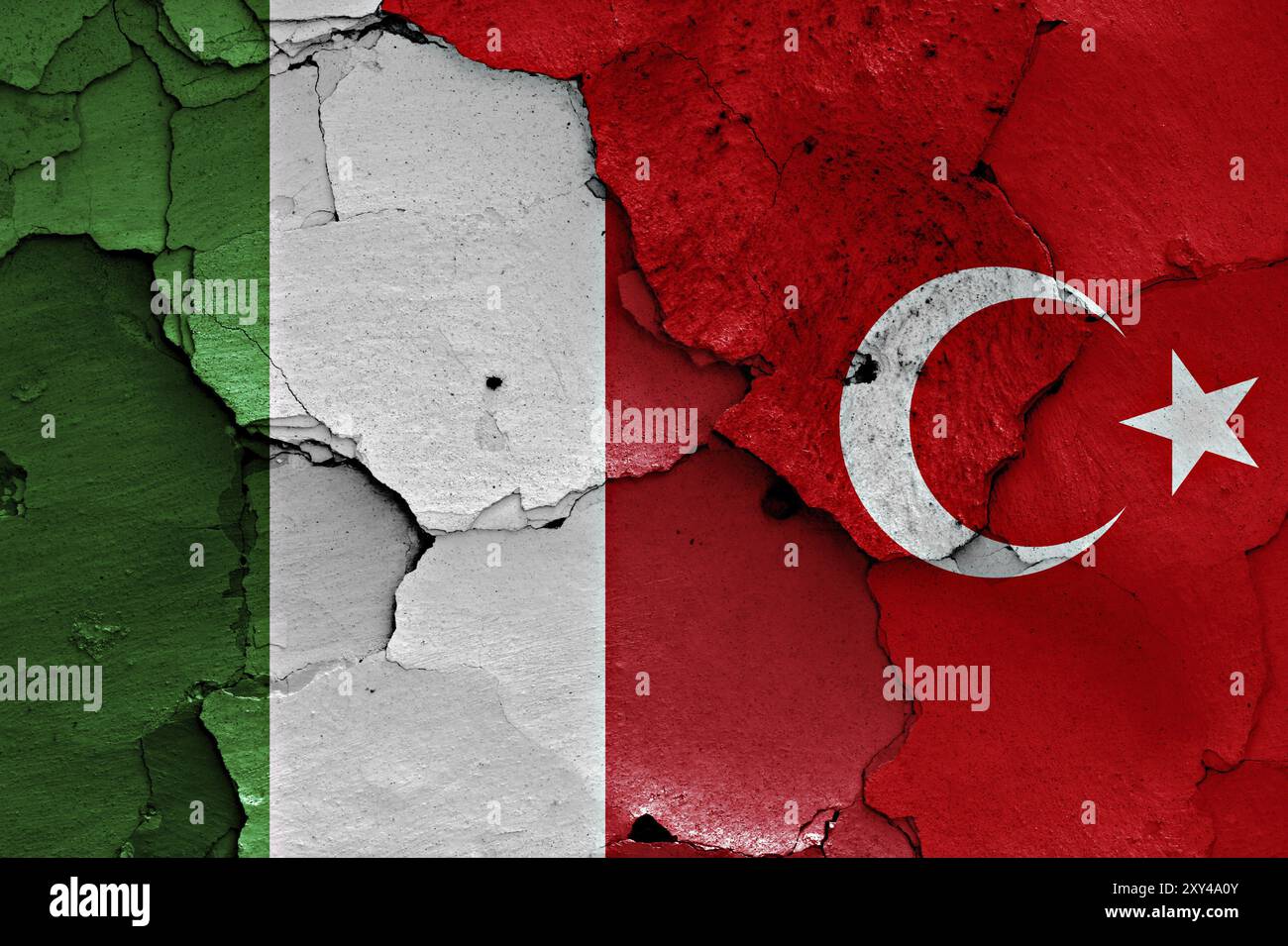 Italy turkey flag hi-res stock photography and images - Alamy
