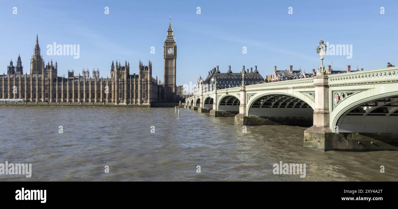 Westminster Bridge and Big Ben Stock Photo - Alamy