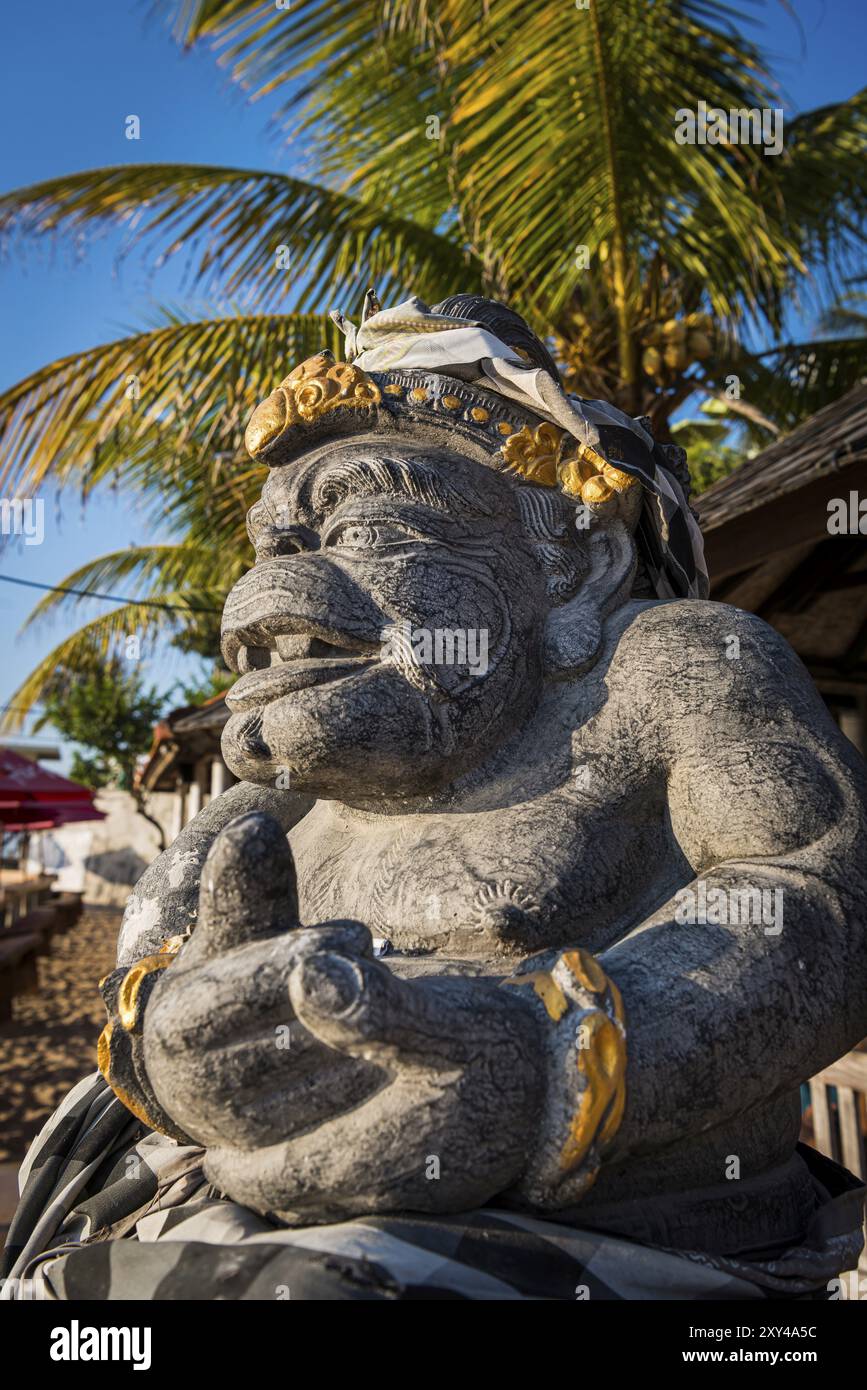 Temple figure, head, face, Hinduism, monkey, sacred, relaxation ...