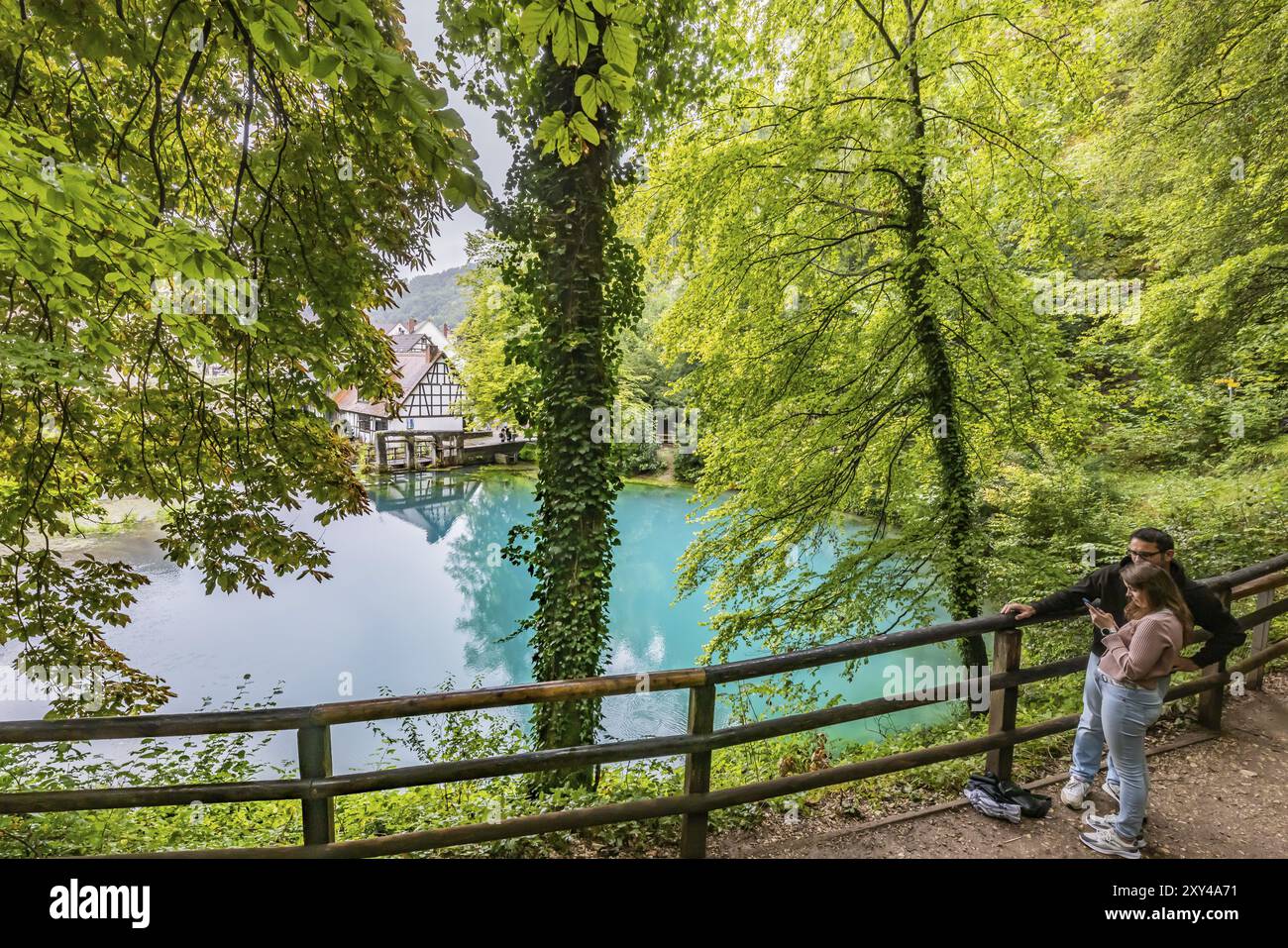 Last photos of the Blautopf in Blaubeuren in front of the popular ...
