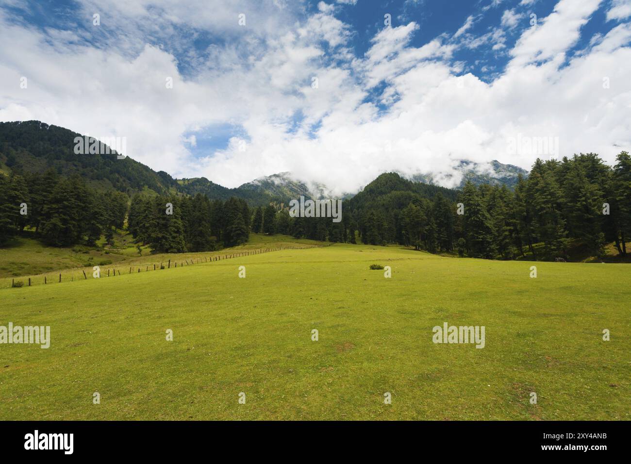 A wide field pasture and beautiful nature of Aru Valley among the ...