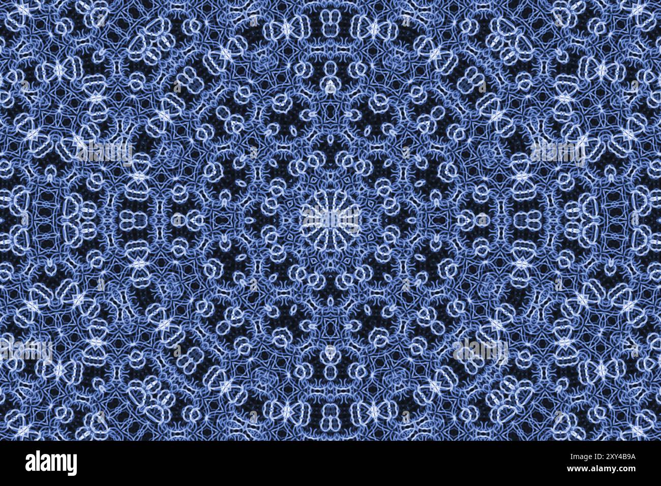 Abstract blue ornamental background hi-res stock photography and images ...