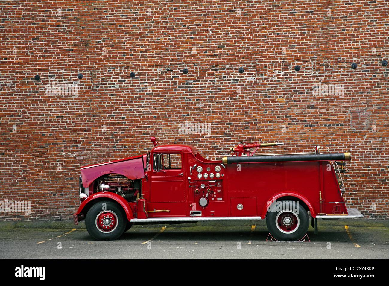 Historic, american fire engine Historic, american fire engine Stock ...