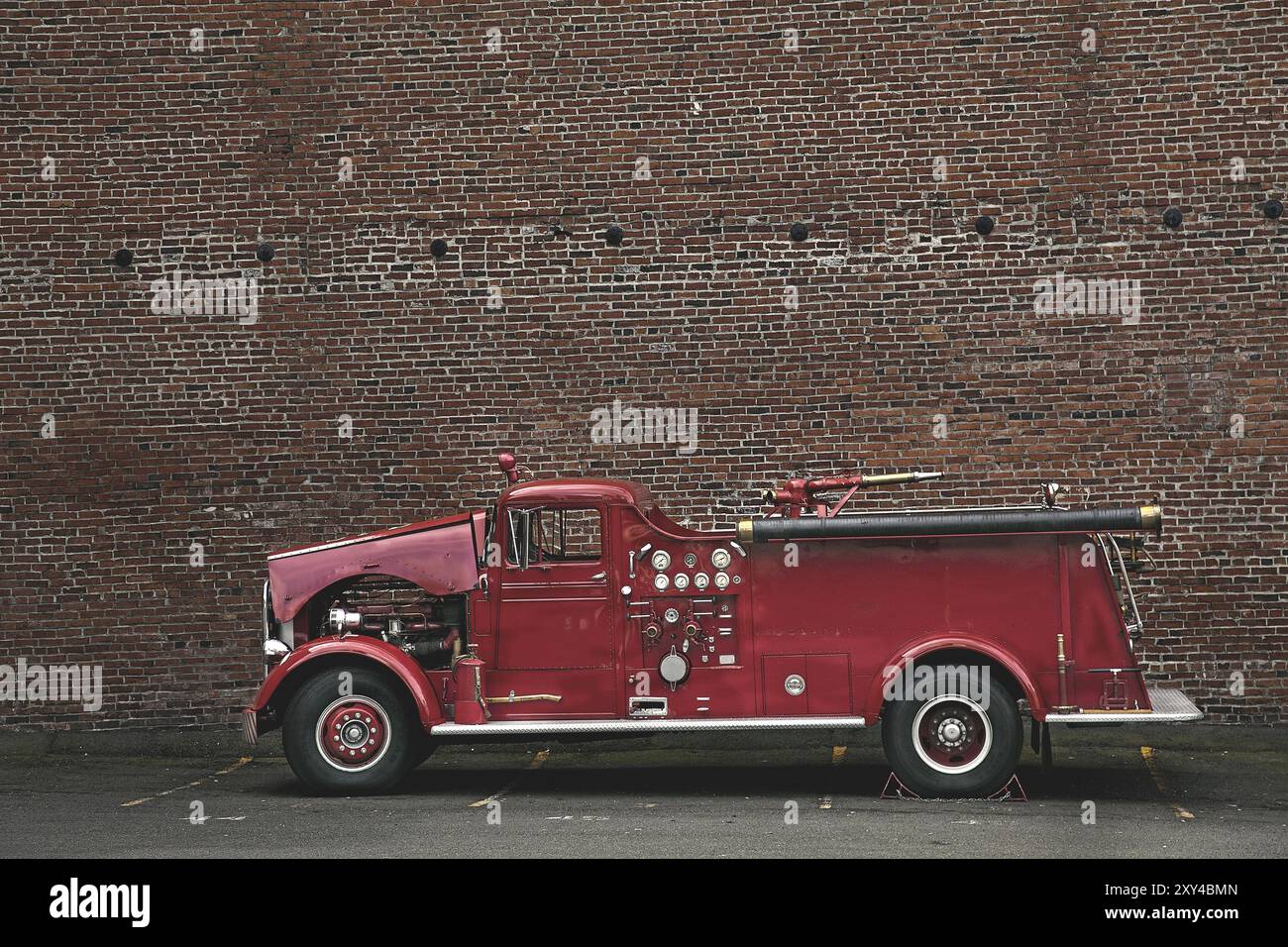 Historic, american fire engine Historic, american fire engine Stock ...