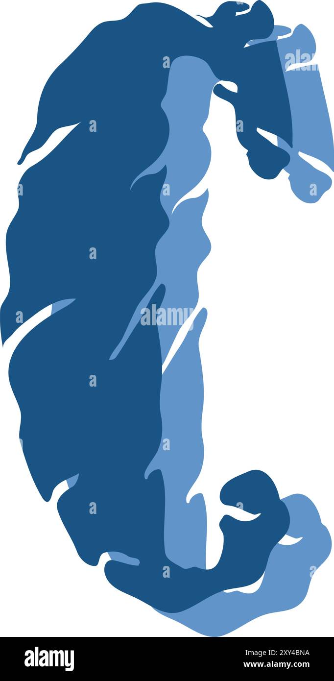 Art Stone Initial Caps Font Capital Letter C vector design illustration ...