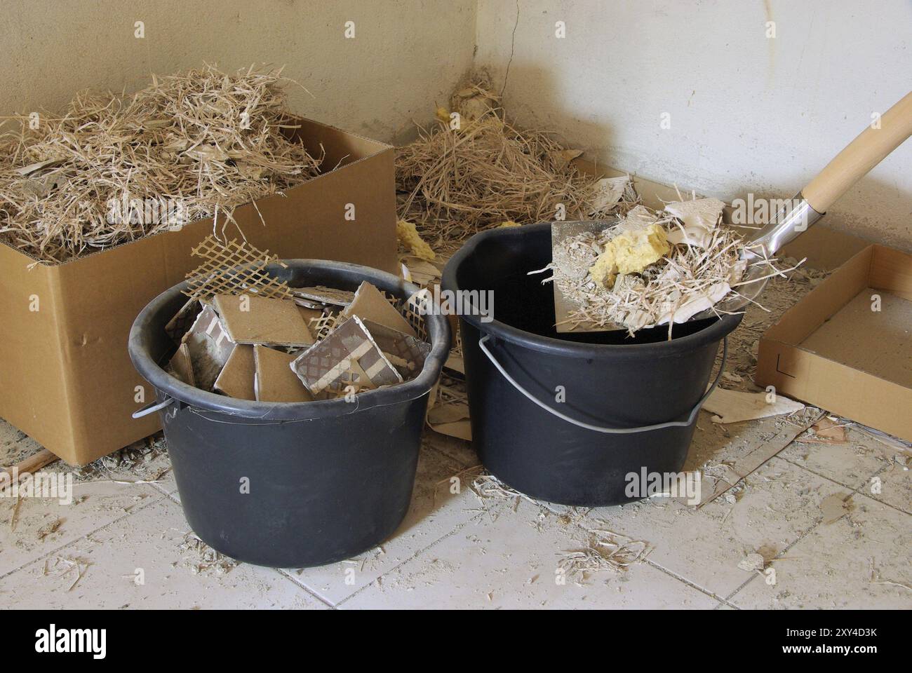 Building rubble, rubble Stock Photo - Alamy