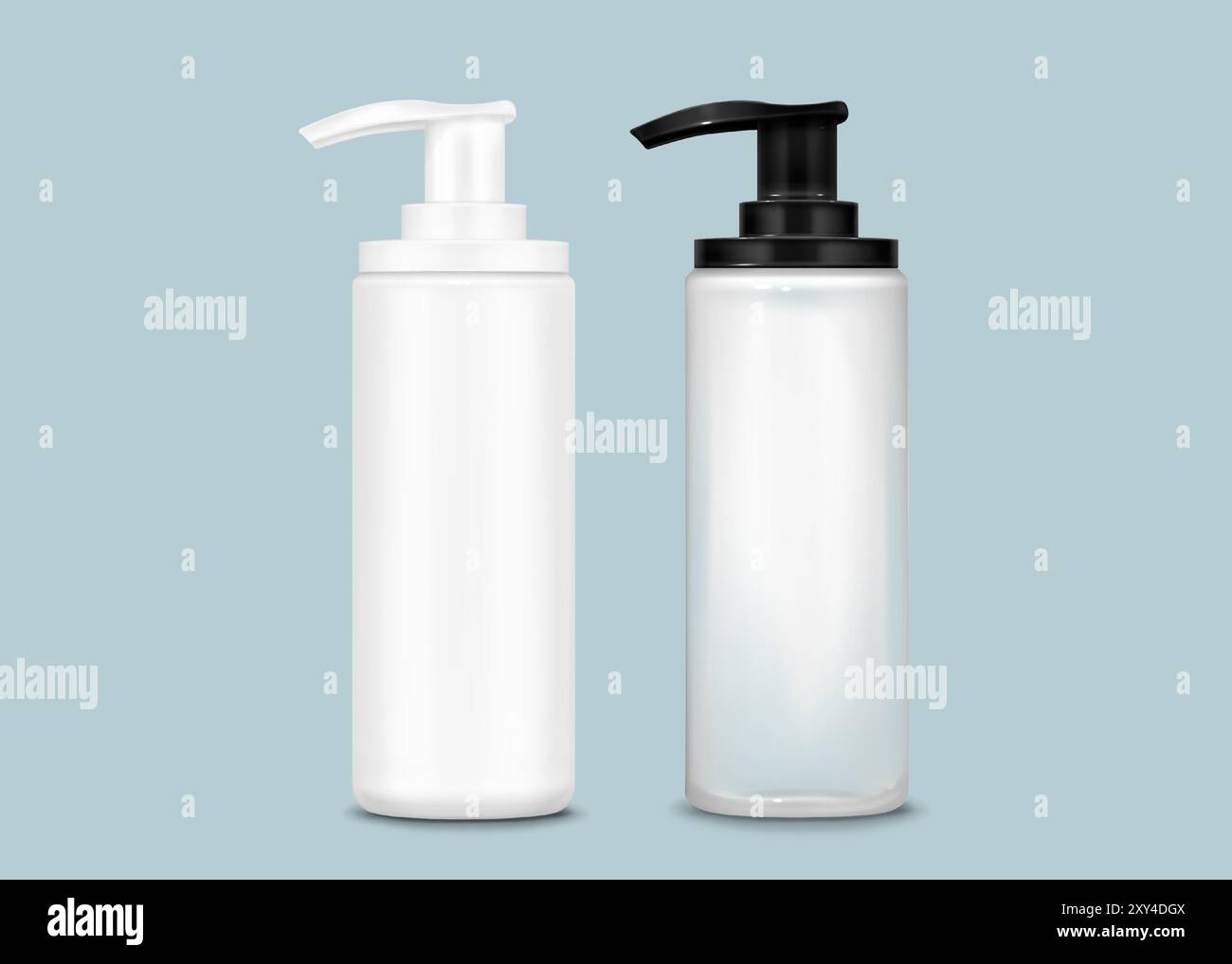 Airless cosmetic pump bottle Stock Vector Images - Alamy