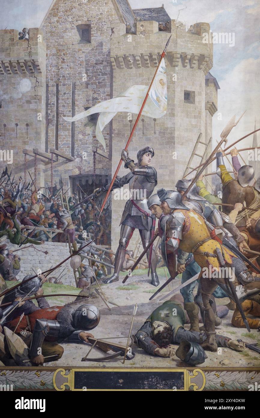Joan of Arc at the Siege of Orleans, Lenepveu, 1886-1890. Pantheon, le ...