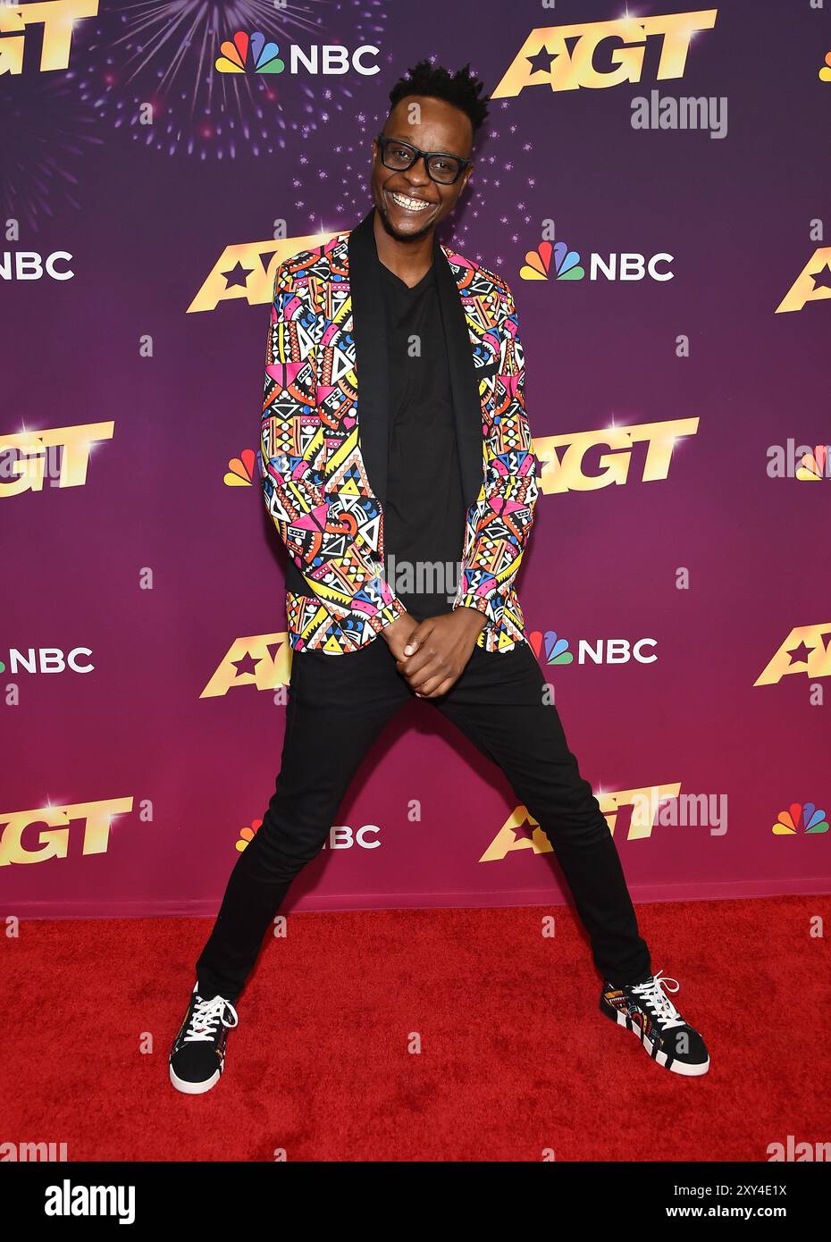 learnmore Jonasi backstage at “America’s Got Talent” Season 19 Live ...