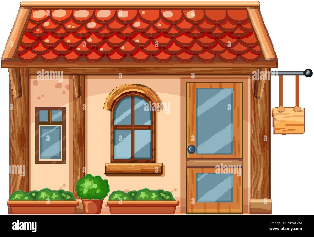 Small rustic sign Stock Vector Images - Alamy