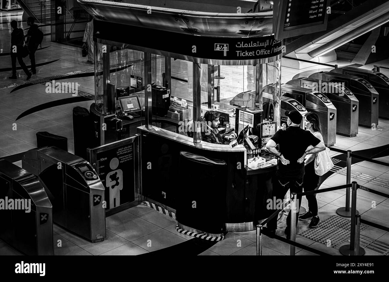 Black and white photography, Metro stations and railway stations, Dubai ...
