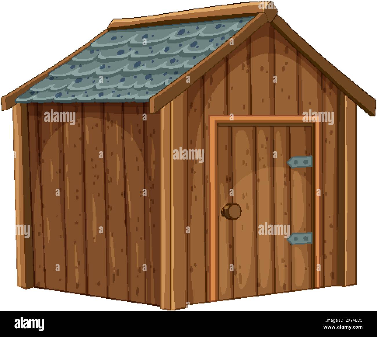 Blue wooden door countryside Stock Vector Images - Alamy