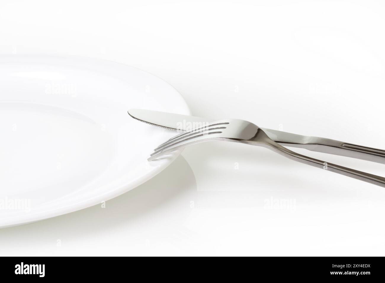 Set of kitchen object on a white background Stock Photo - Alamy