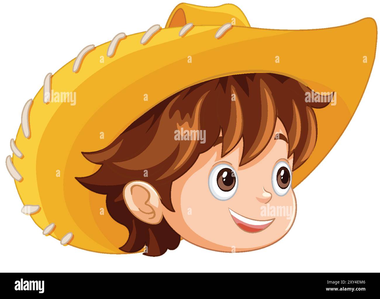 Boy wearing large big Cut Out Stock Images & Pictures - Alamy