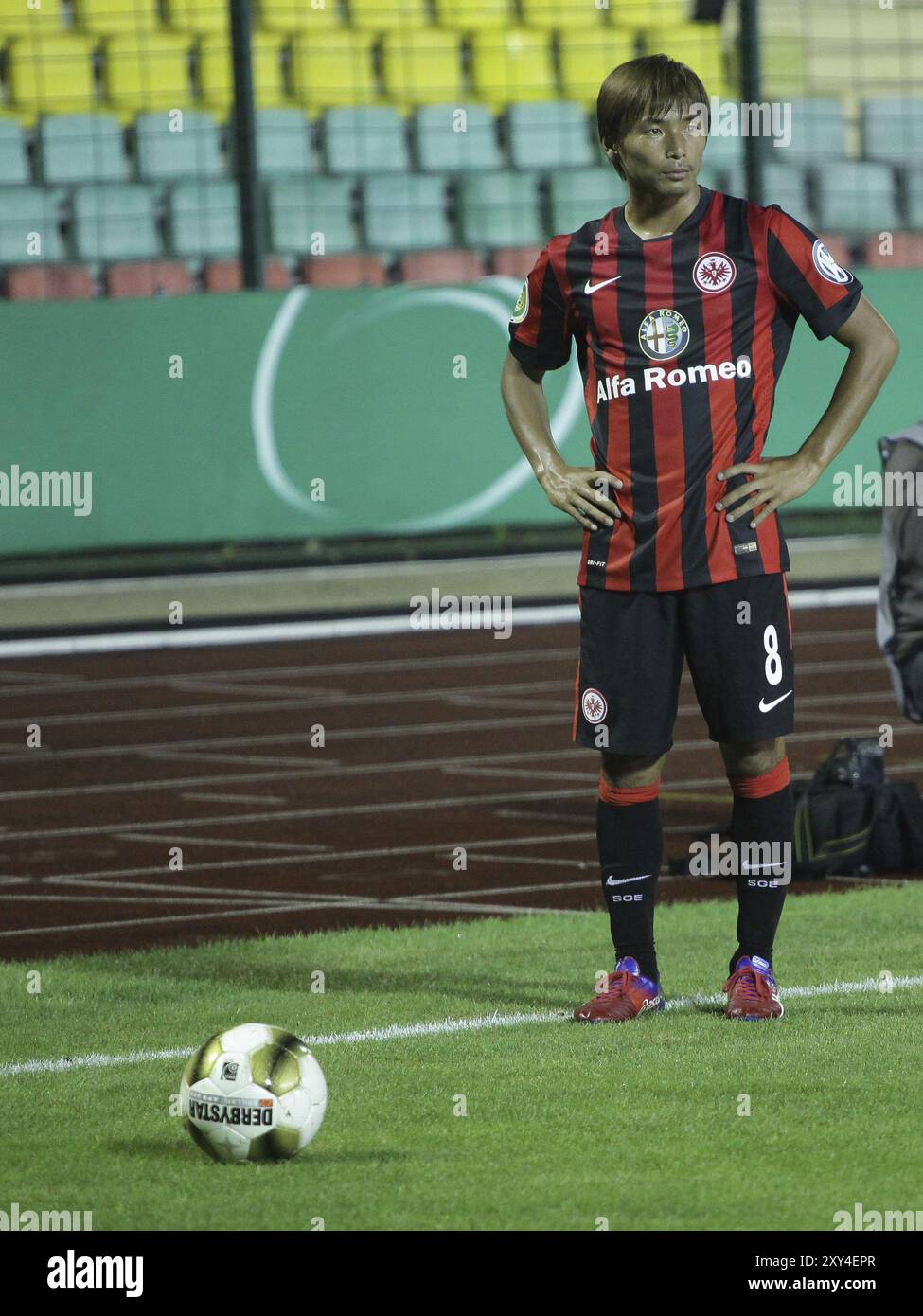 Japanese football player Takashi Inui Eintracht Frankfurt versus ...