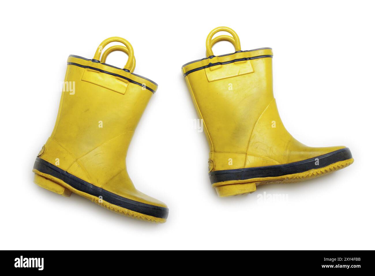 Bright yellow rubber boot hi-res stock photography and images - Alamy