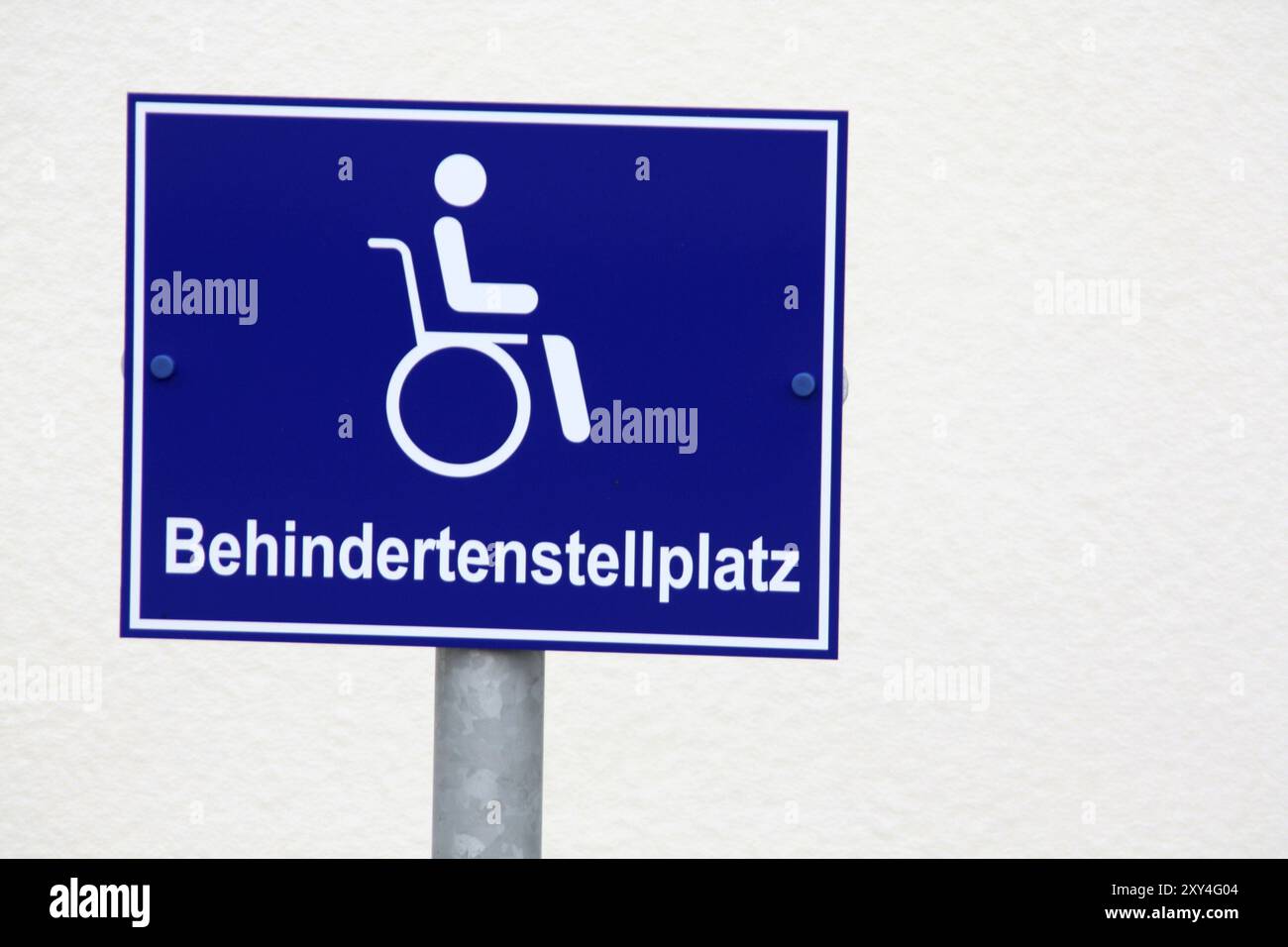 Disabled parking space Stock Photo - Alamy