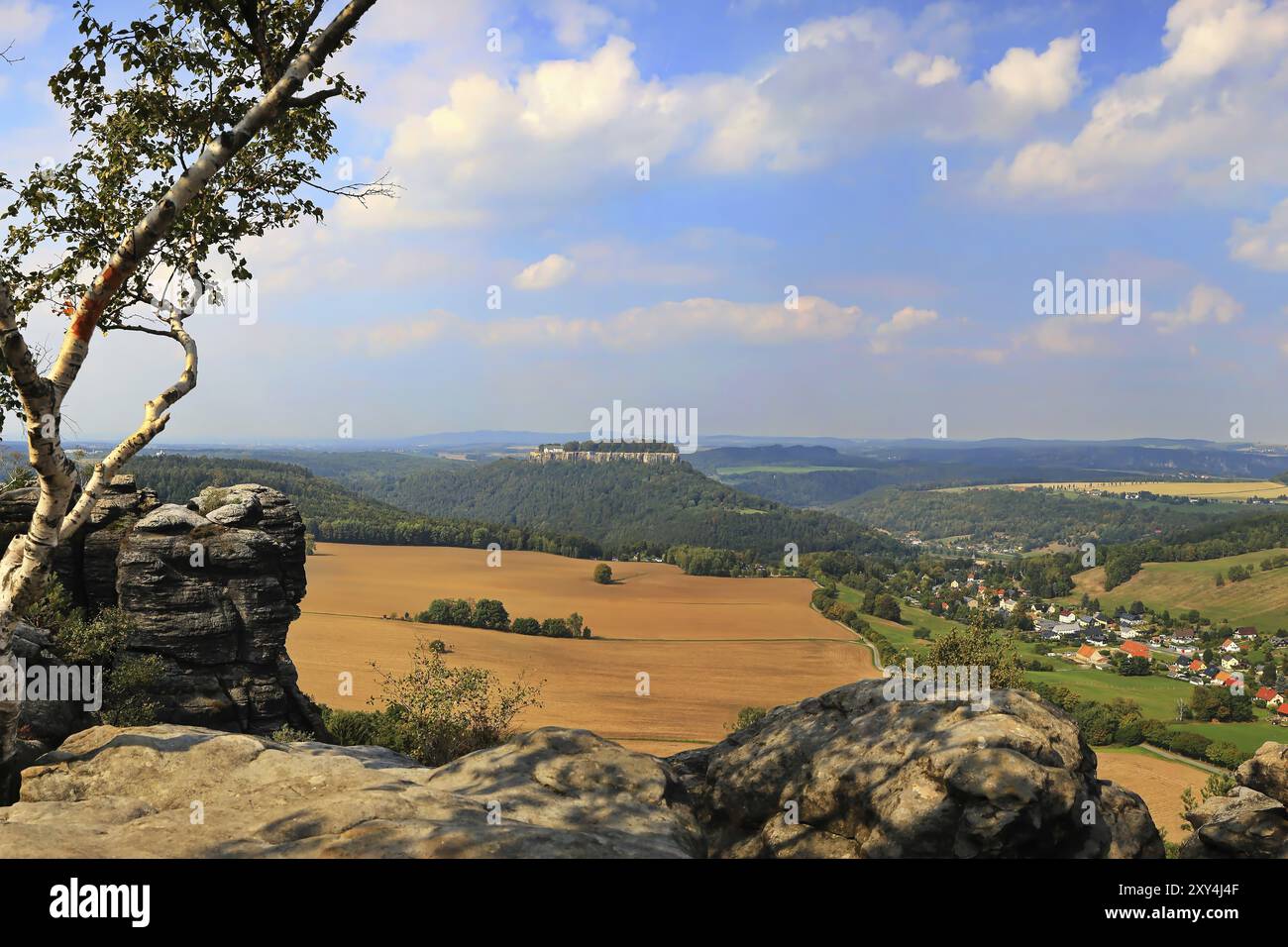 The Pfaffenstein is a unique viewing platform in the Elbe Sandstone ...